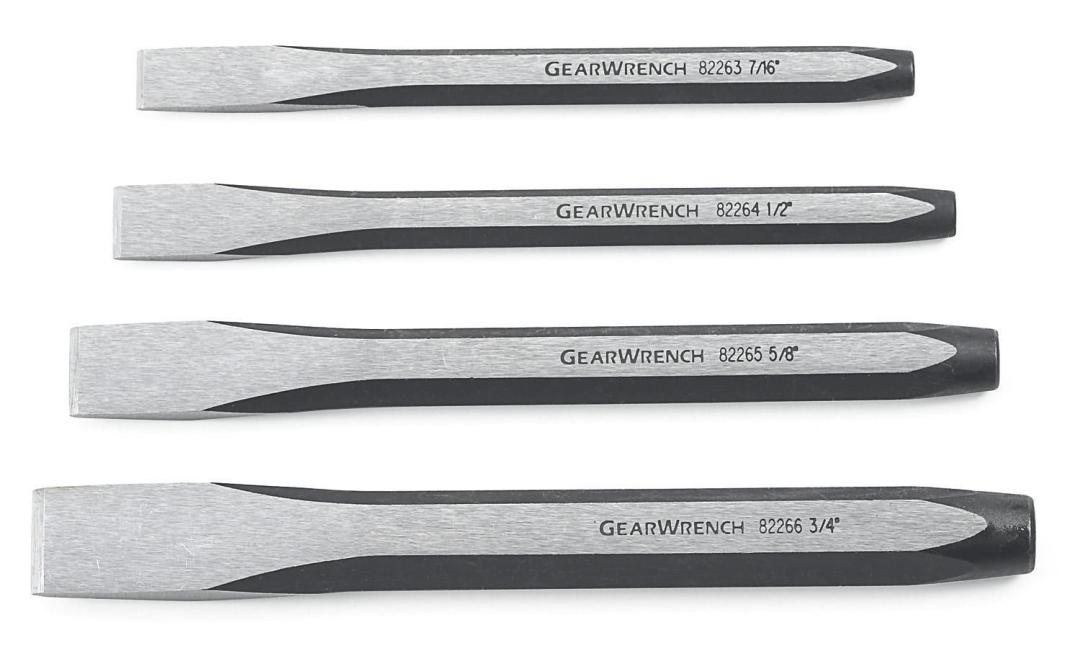4 Piece Cold Chisel Set - Gearwrench