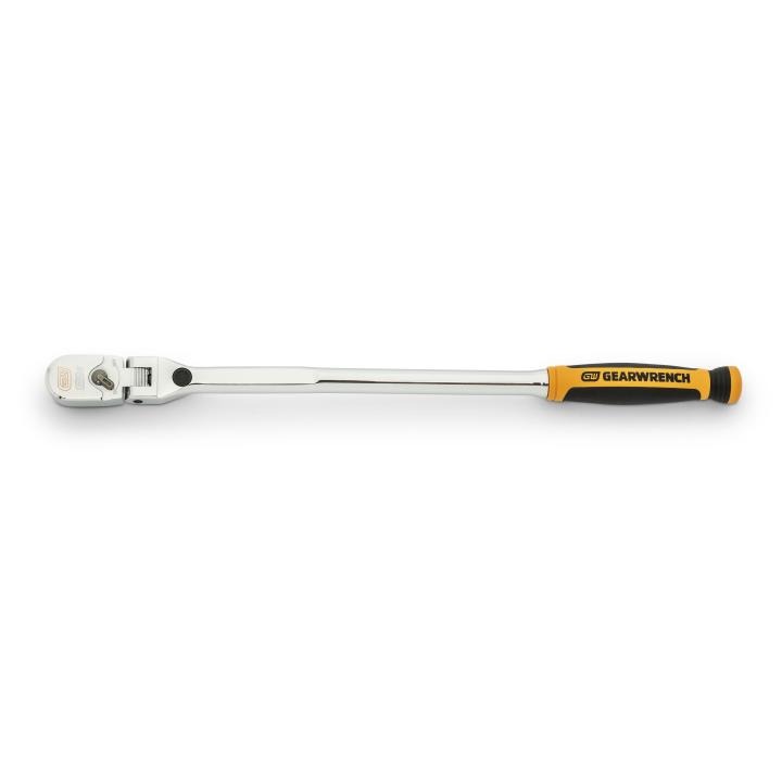 2 Piece 1 4 3 8 Drive 120XP Dual Material Handle Locking Flex Head Ratchet Set Gearwrench