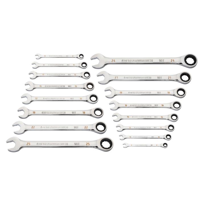 Gearwrench ratcheting wrench set metric store